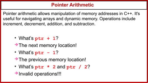 Introduction To Pointer In C And Polymorphism Ppt