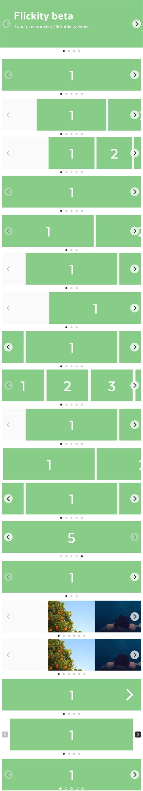 一款用于创建响应式轮播图javascript插件 Flickity 云瑞设计