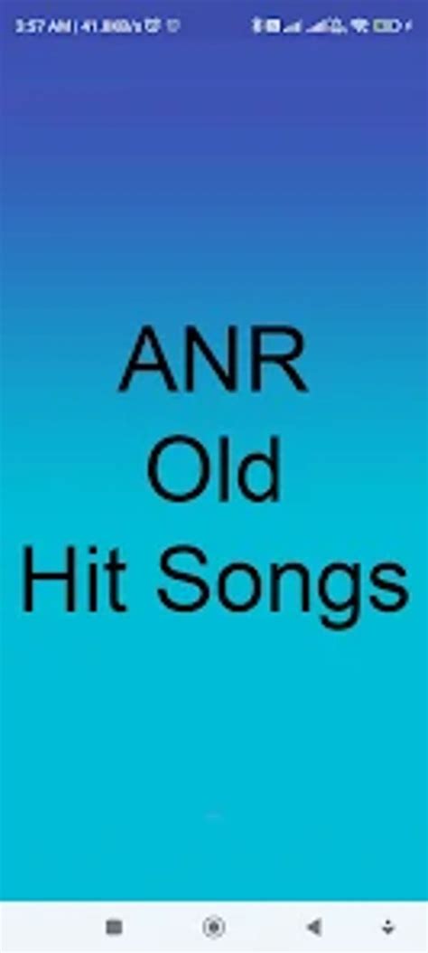 Anr Telugu Old Songs For Android Download