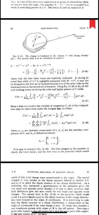 Solved Given The Charge Distribution Shown Below With The Chegg