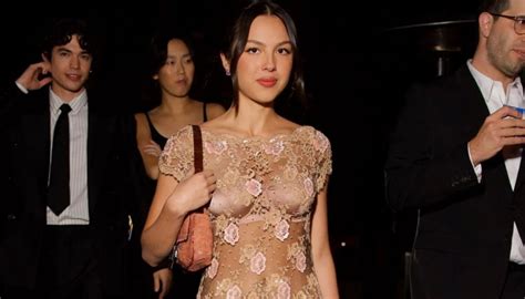 Olivia Rodrigo Stuns In Nude Dress With Charli Xcx Tate Mcrae At