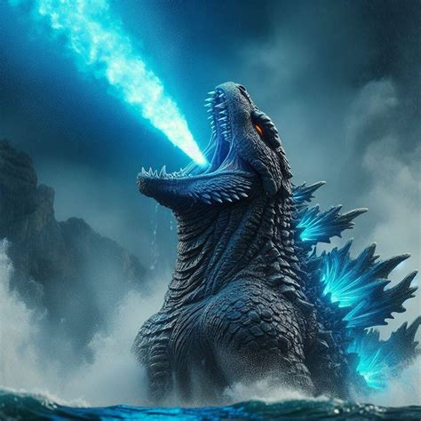 Godzillas Atomic Breath Out Of The Water By Prehistoricpark96 On