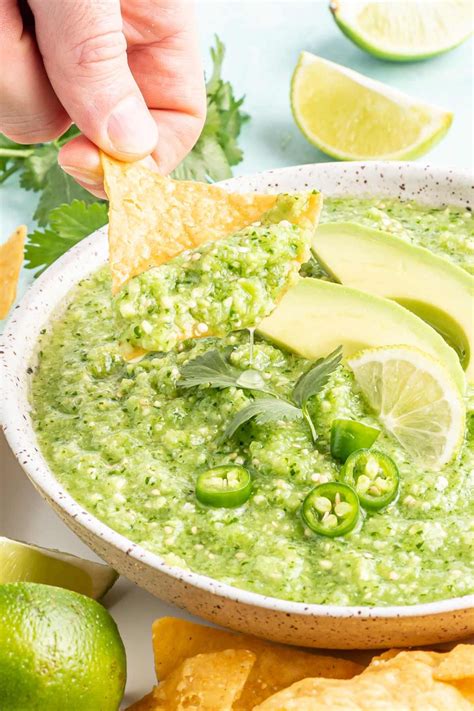 Avocado Salsa Verde Girl Gone Gourmet
