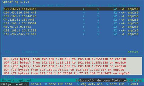 Networking Iptraf Ng Error Floating Point Exception Ask Ubuntu