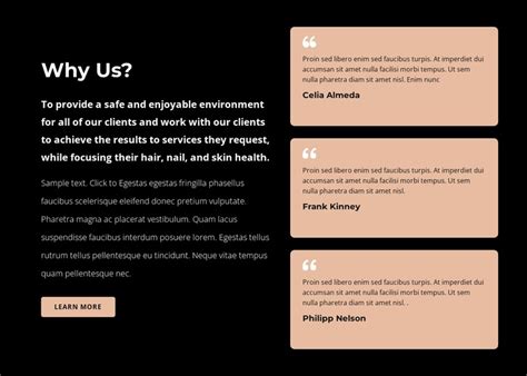 text in grid repeater template by nicepage