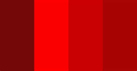 Red Theme Color Scheme Red