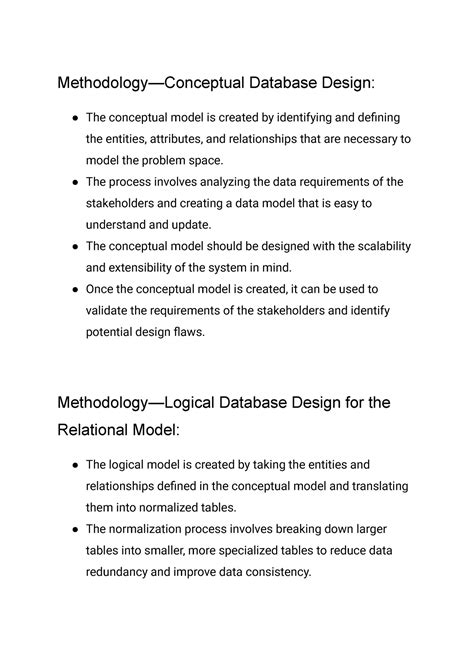 Database System Methodology Methodology—conceptual Database Design Database System Methodology Methodology—conceptual Database Design