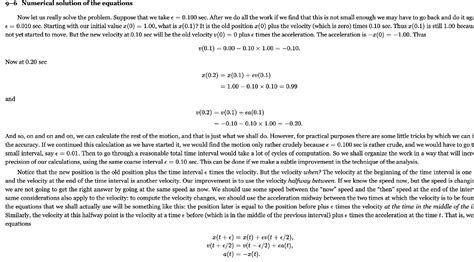 Solved Table 9 1 Solution Of Dvxdt−x Interval