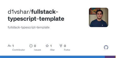 Github D Vshar Fullstack Typescript Template Fullstack Typescript Template
