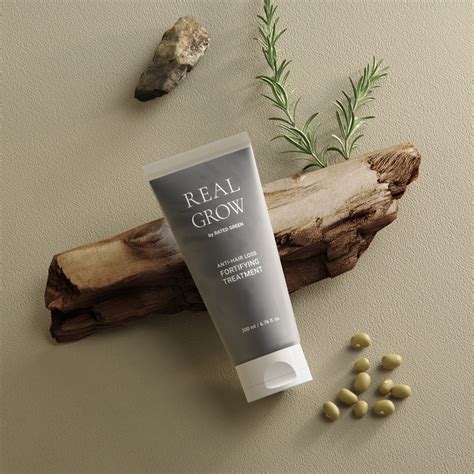 리얼그로 안티 헤어 로스 포티파잉 트리트먼트 200ml 레이티드 그린