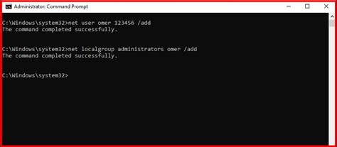 Adding Removing And Authorizing Users From The Windows Command Line