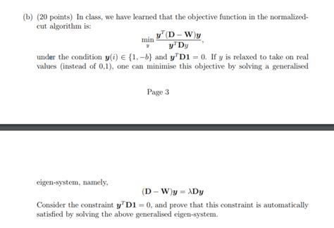 3 Normalised Cut Spectral Clustering 30 A 20