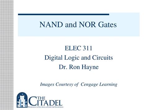 Ppt Nand And Nor Gates Powerpoint Presentation Free Download Id