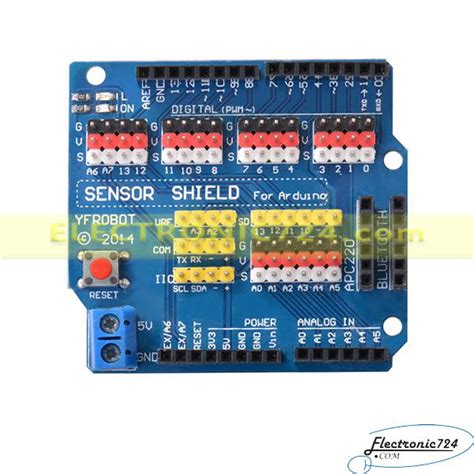 مشخصات، قیمت و خرید شیلد Yf Robot Arduino Sensor Shield V5