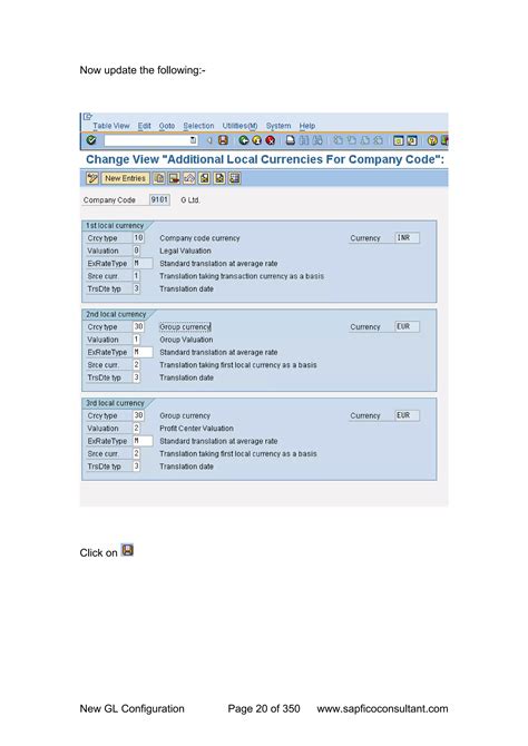 Sap New Gl Configuration PDF Desktop Publishing Computer Software And Applications
