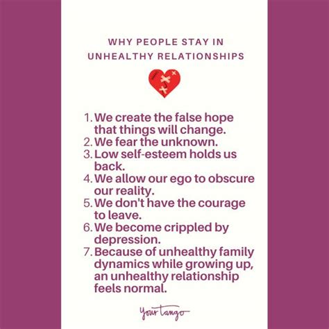 Why People Stay In Unhealthy Relationships Even Though Theyre Bad For