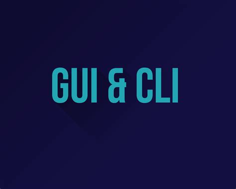Pengertian Gui Dan Cli Serta Perbedaannya Manglada Tech