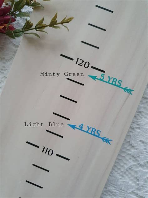 Personalised Height Chart Markers Vinyl Decals Etsy