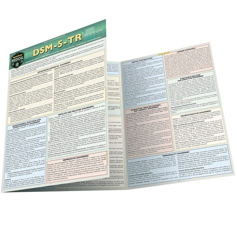 Psychology Dsm 5 Tr Overview A Quickstudy Laminated Reference Guide