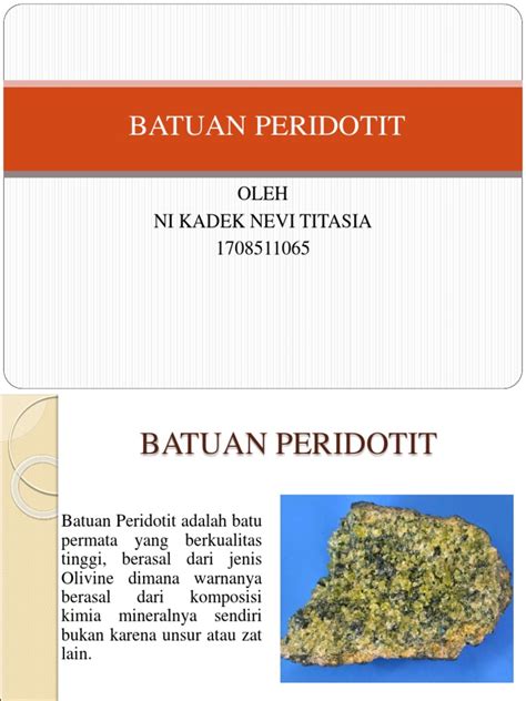 Batuan Peridotit Pdf