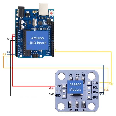 【花雕学编程】arduino动手做（225） As5600磁编码器 磁感应角度测量传感器 12bit高精度模块 Makelog 造物记