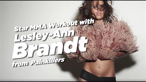 Lesley Ann Brandts Mma Workout Youtube