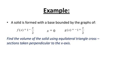 Solids Cross Section PPT