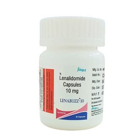 Lenabuzz Lenalidomide 10mg Capsules At ₹ 2499bottle New Delhi Id