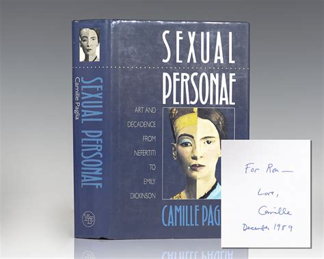 Sexual Personae Camille Paglia First Edition Signed