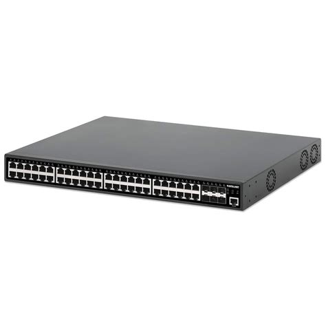 54 Port L2 Fully Managed Poe Switch W 48 Gbe Ports And 6 Sfp Uplinks Intellinet Europe