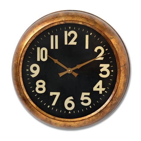 Gold Rim Wall Clock At Nicholas Warrior Blog