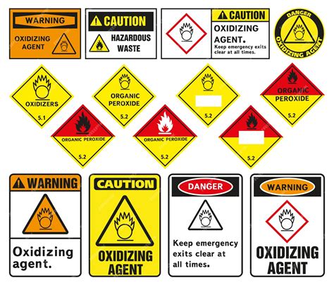 Oxidizer Sign