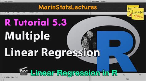 multiple linear regression in r r tutorial 5 3 marinstatslectures