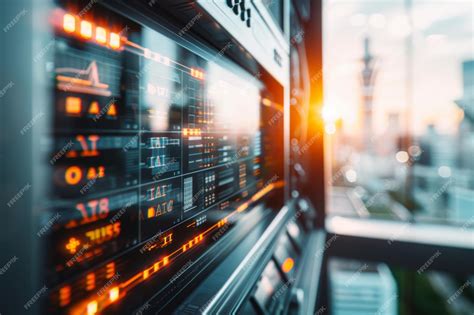 Premium Photo Person Using Ai Interface In Modern Cityscape At Sunset