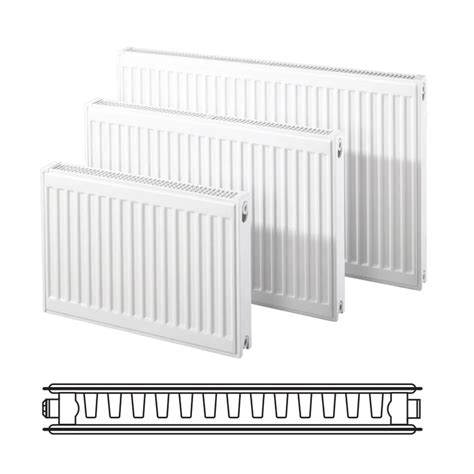 Double Panel Plus Radiators Type 21 One Internal Convector