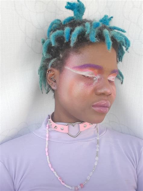 Makeup Inspired By The Lesbian Flag Rnonbinary