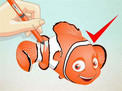 How To Draw Nemo From Finding Nemo Steps With Pictures