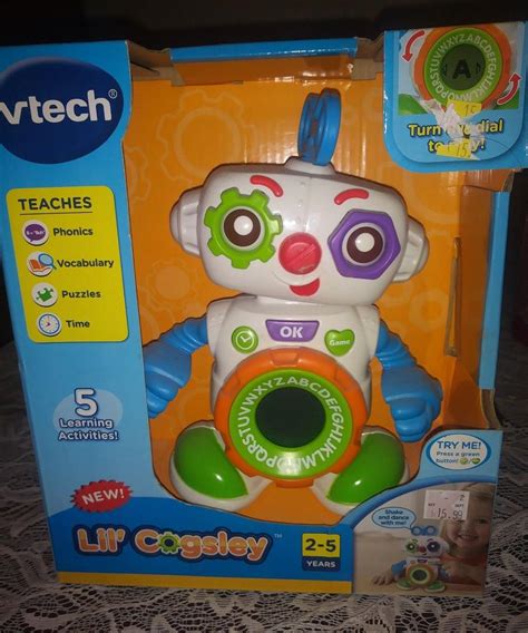 Vtech Lil Cogsley Learning Robot Electronic Learning Toys New