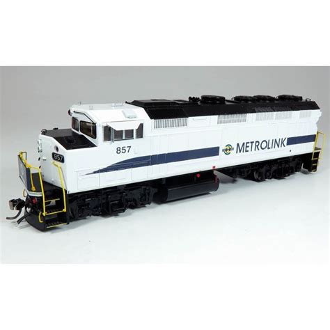 Ho F59ph Dcdccsound Metrolink Teal Stripe 857 Rapido Trains Inc