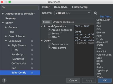 Configuring Code Style Help WebStorm