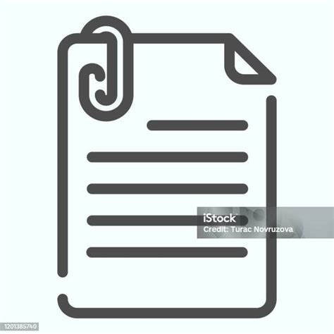 에세이 라인 아이콘입니다 학교 숙제 벡터 그림 흰색에 격리 웹 및 응용 프로그램을 위해 설계된 종이 개요 스타일 디자인의 시트 Eps 10 10에 대한 스톡 벡터 아트 및