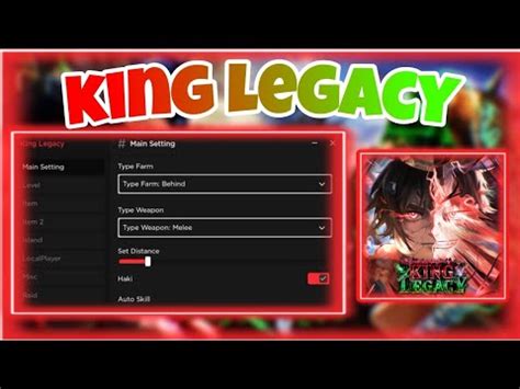 Roblox Script Hack King Legacy Hyper Hab Auto Fram Skill Raid Mobile PC Lion Kc Lee YouTube