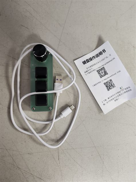 Yunseity Mini Key Keypad With Knob Mechanical Gaming Keyboard Programming Macro Keyboard With