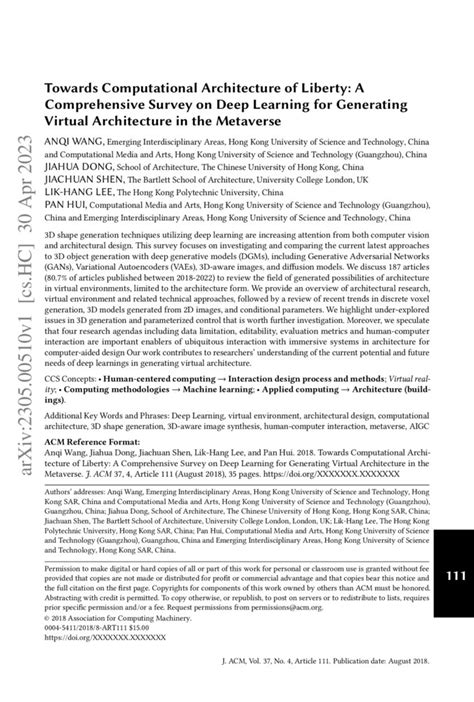towards computational architecture of liberty a comprehensive survey