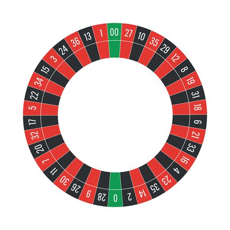 American Roulette Wheel With Double Zero Layout 48510640 Vector Art At