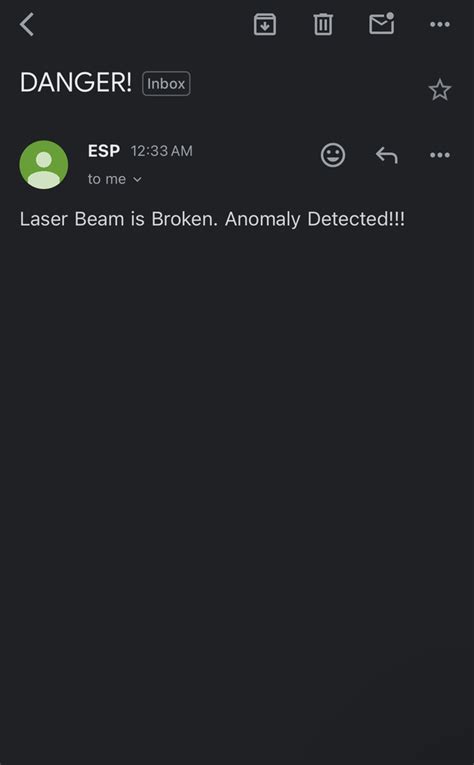 Laser Security Alarm With Email Notification Prototype Instructables