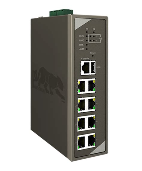 Grace 8p L3 Series8 Port Industrial Gigabit Managed L3 Switches Pantherun