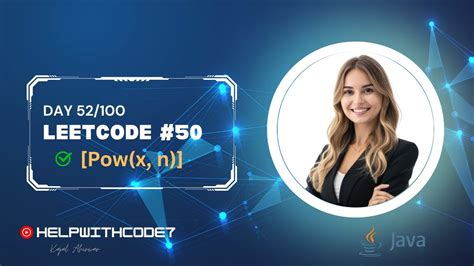 Powx N Leetcode 50 Java Easy Solution Youtube