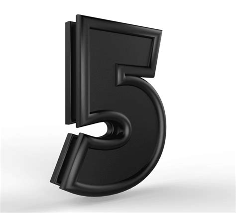 Number 5 3d Pngs For Free Download