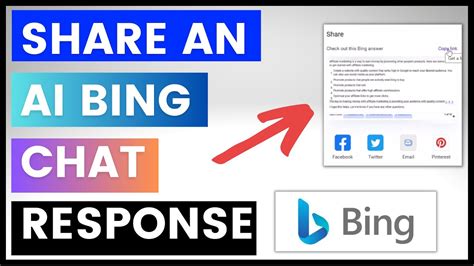 How To Share An AI Bing Chat Response Share On Facebook Twitter